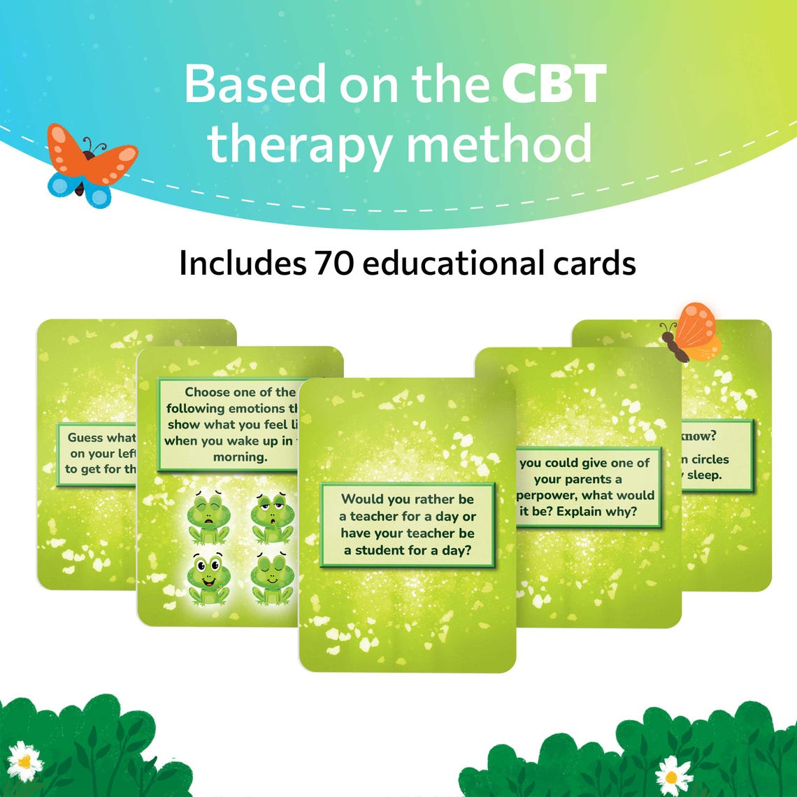 Therapy Kids Board Game, Nature-inspired Education, Coping Skills Gift ...