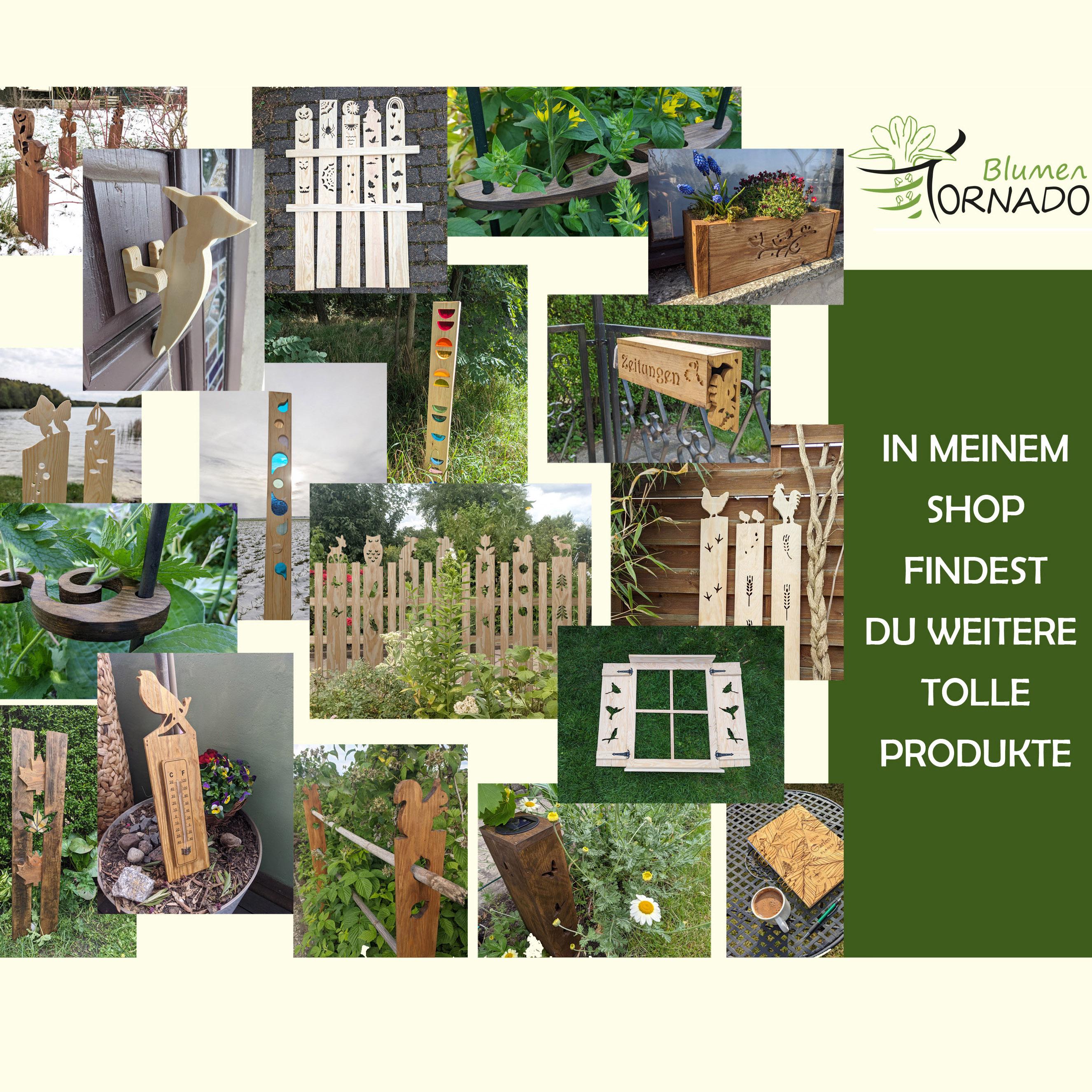 Zaun Holz Holzzaun, Gartenzaun Zaunelemente mit Tiere Motiv, Zaunbrett ...