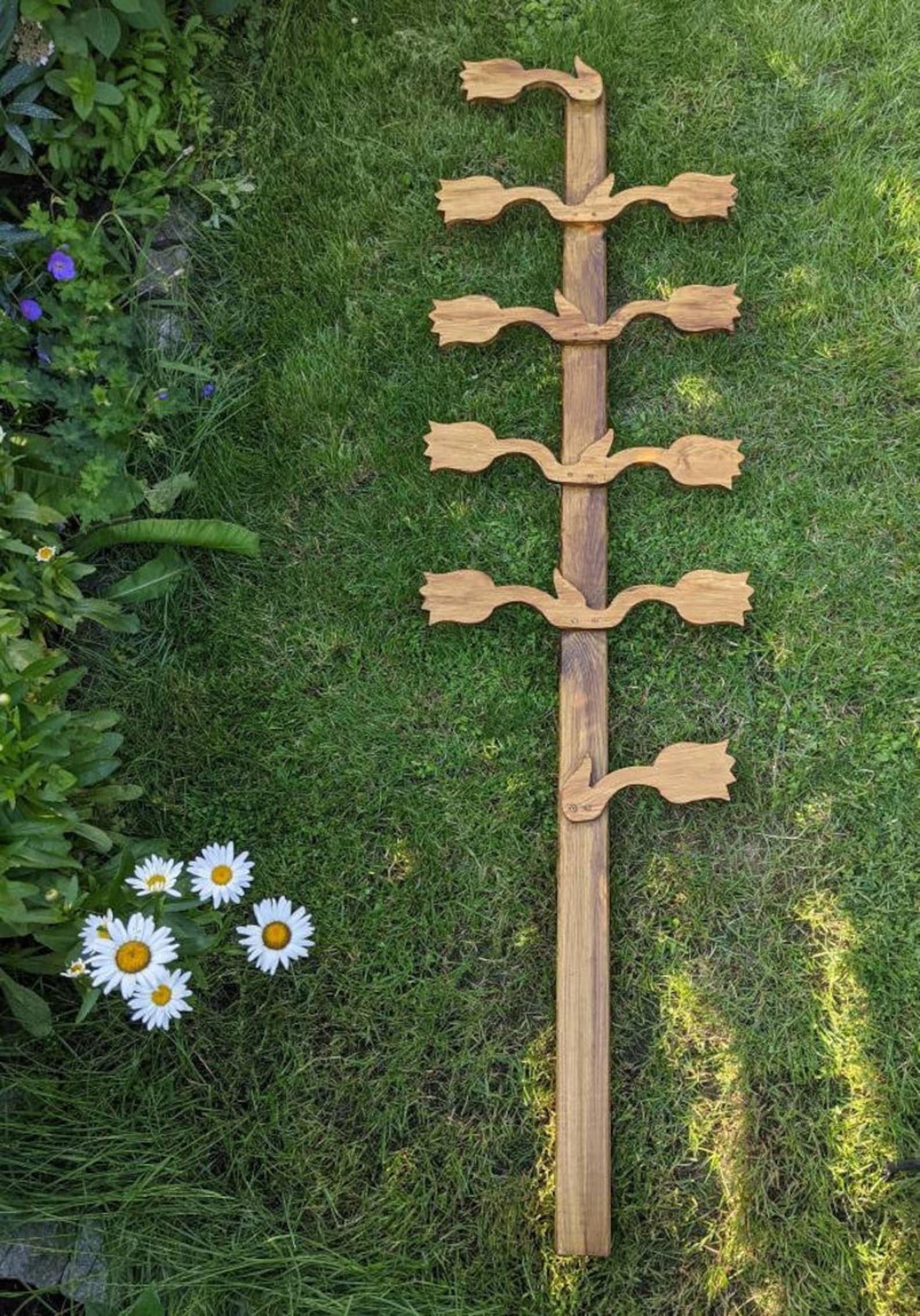 Climbing Aid Garden Trellis HIGH Made of Wood Espalier Roses Rose ...