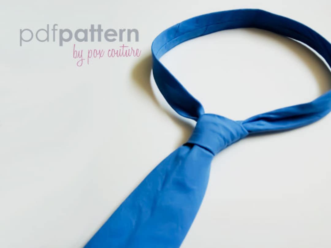 Skinny Necktie PDF PATTERN and Instructions : Ages 3-8 - Etsy