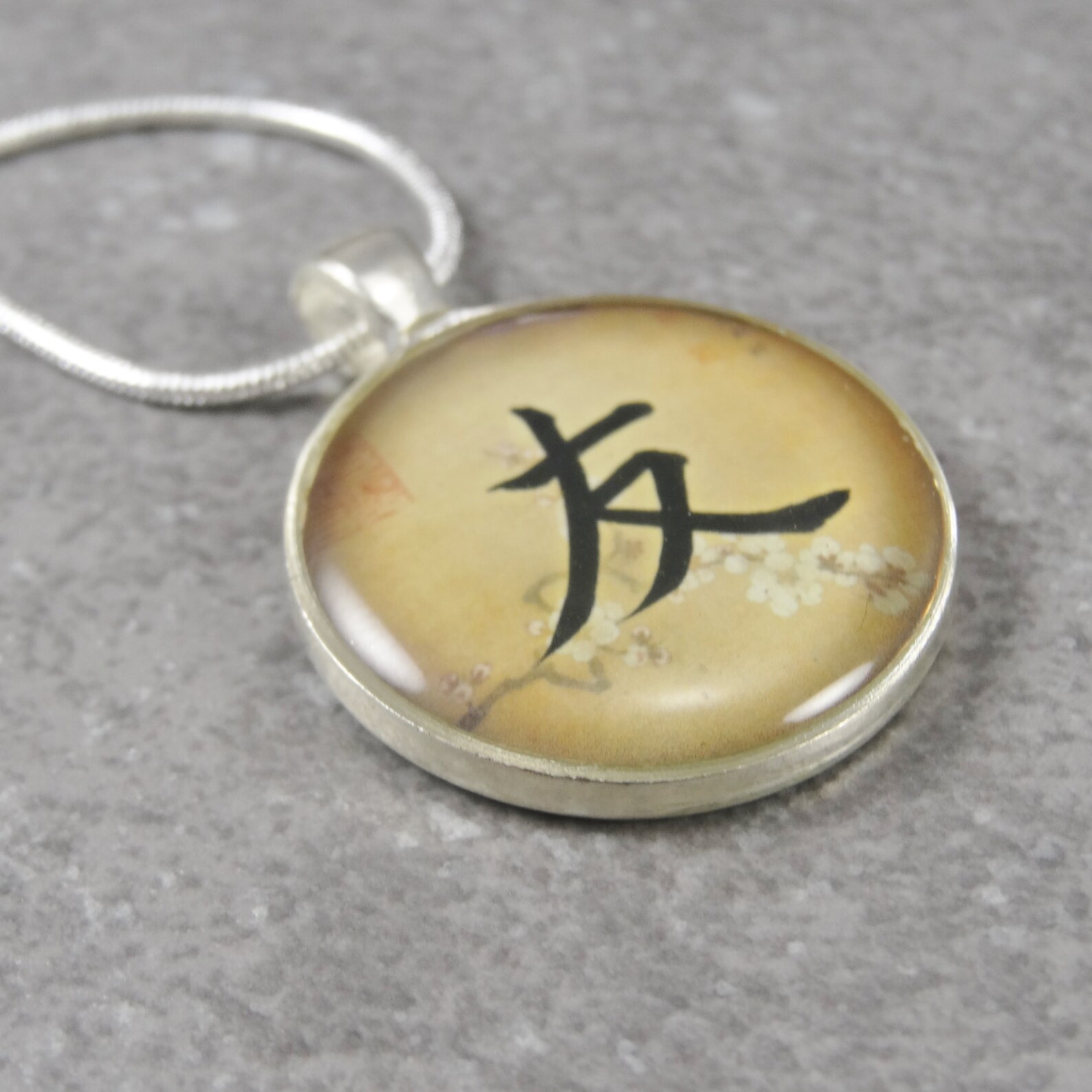 Friend Kanji Symbol Pendant Japanese Writing More Symbols | Etsy