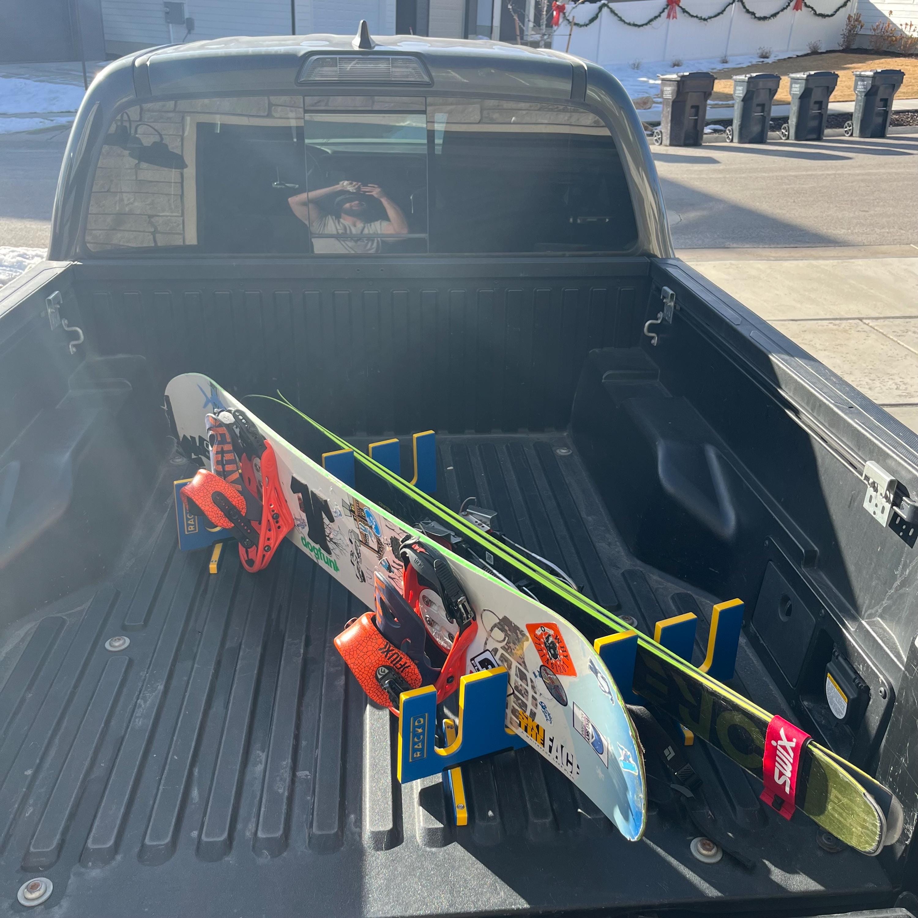RACKD - the Ultimate Truck Bed Ski Rack - Etsy