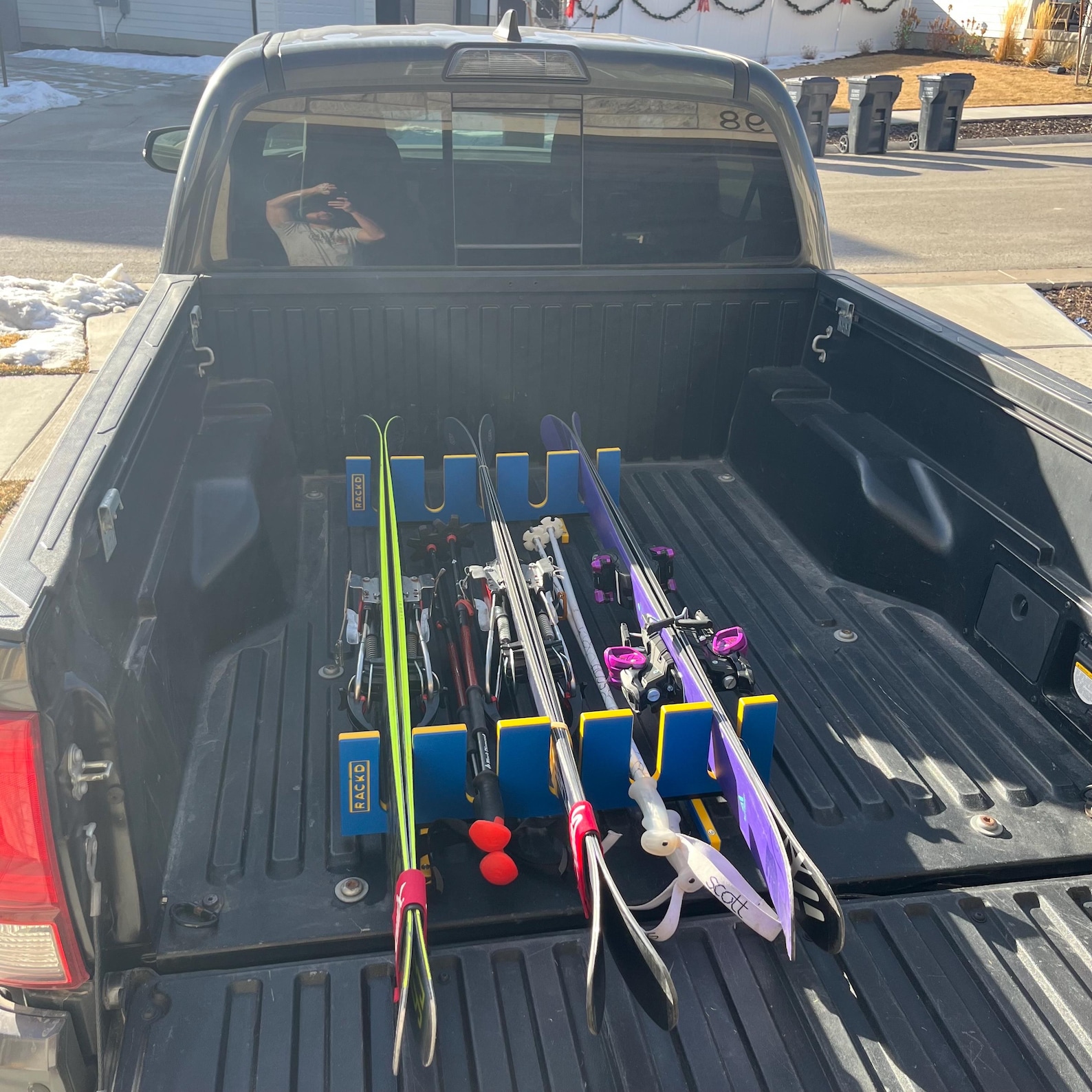 RACKD - the Ultimate Truck Bed Ski Rack - Etsy