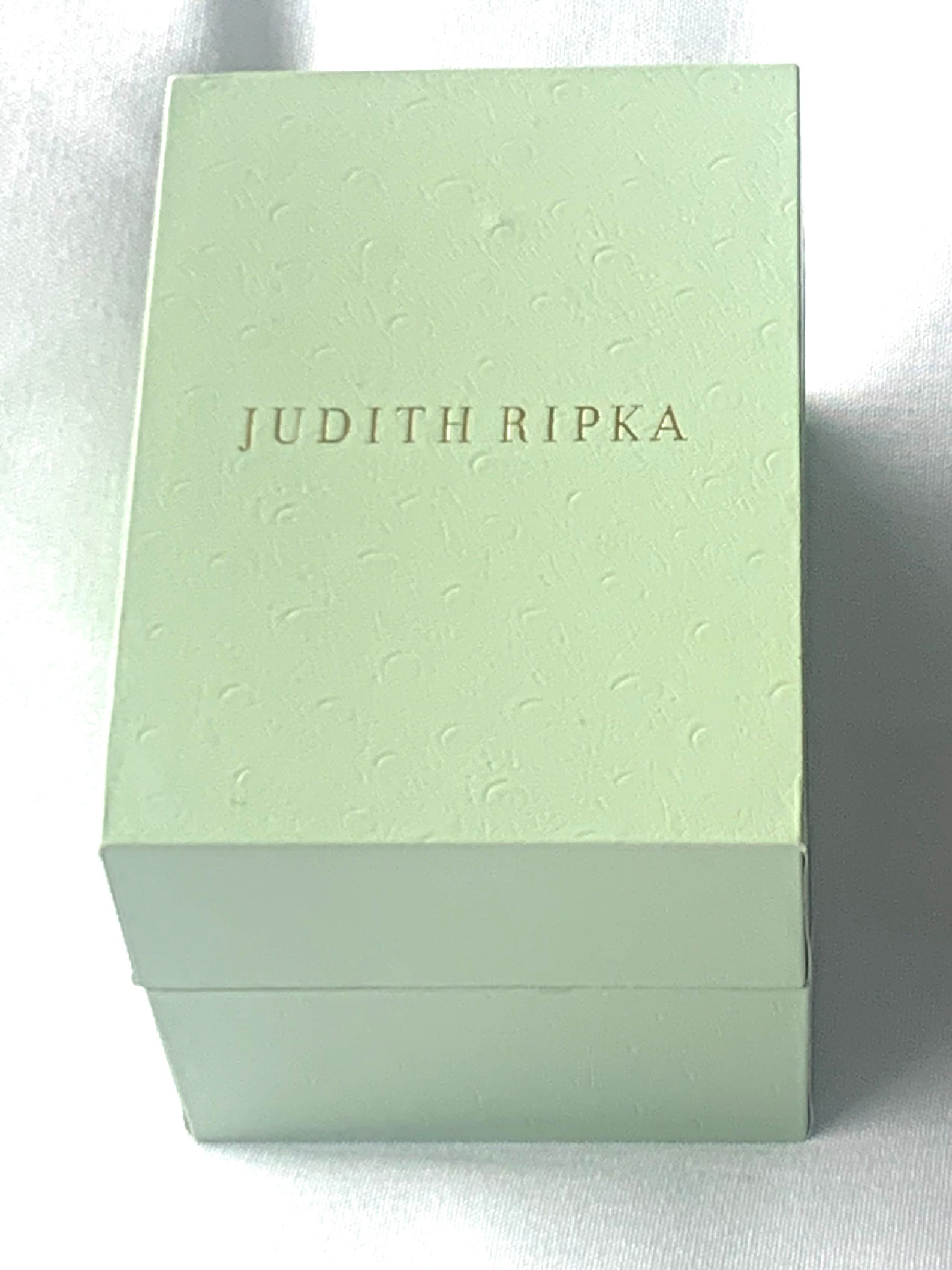 Judith Ripka Aries Zodiac Watch. Mother of Pearl Face. Black Leather ...