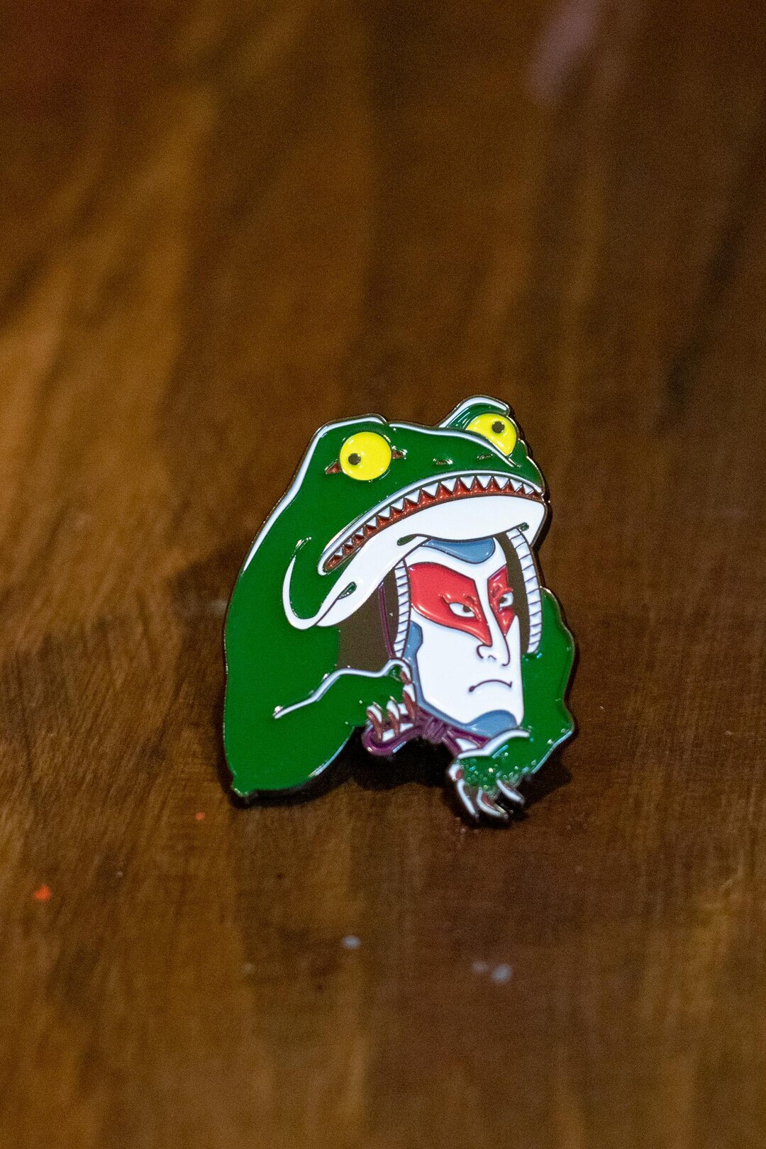 Kabuki Frog Enamel Pin – Japanese Culture Charm - Etsy