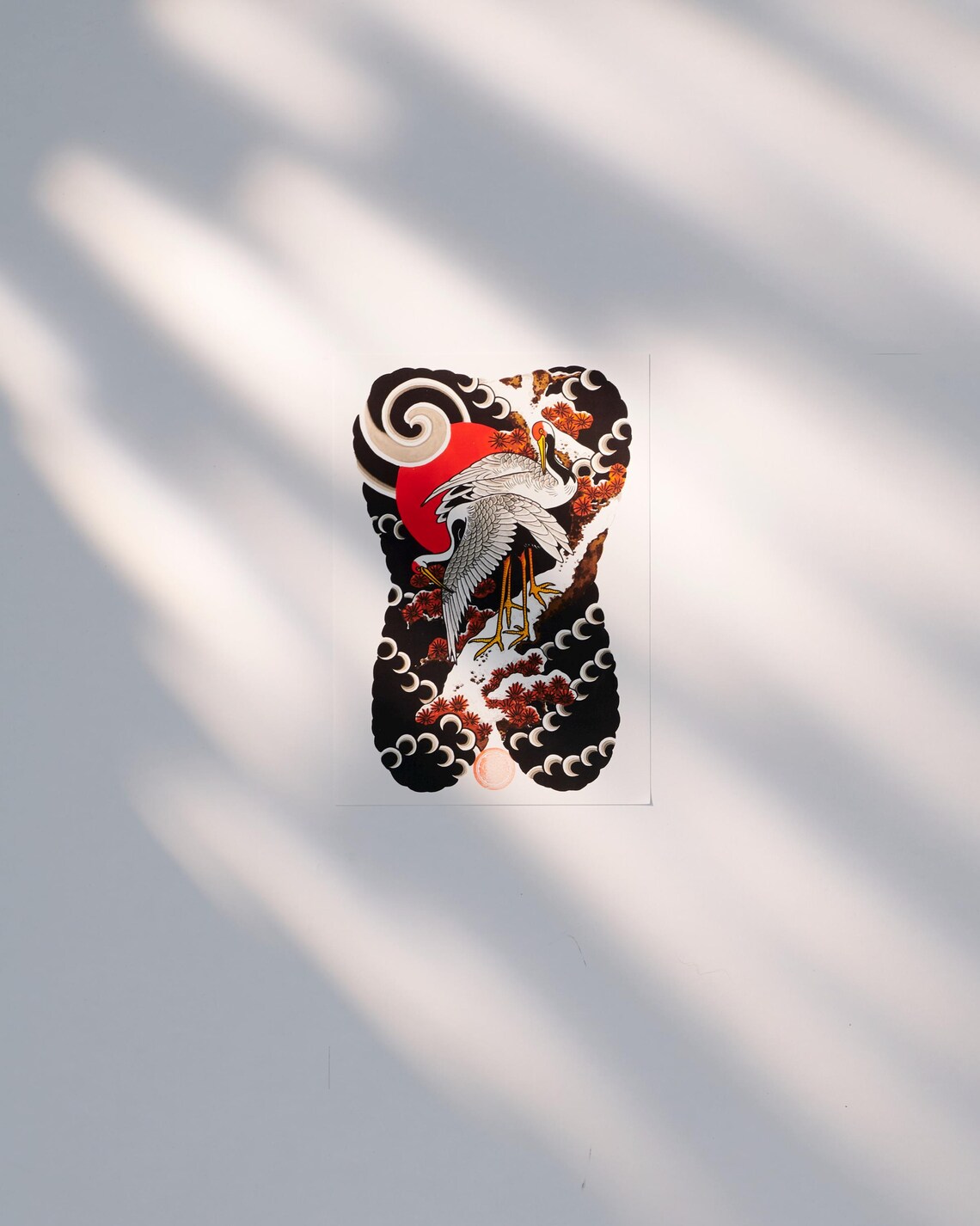 Japanese Cranes Giclée Print – Inspired by Traditional Ukiyo-e ...