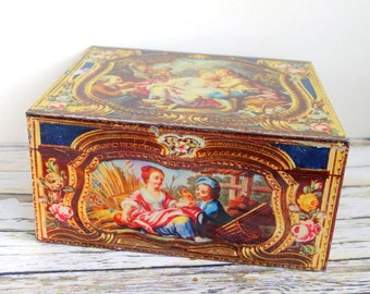 Decorative Tin Box | Etsy