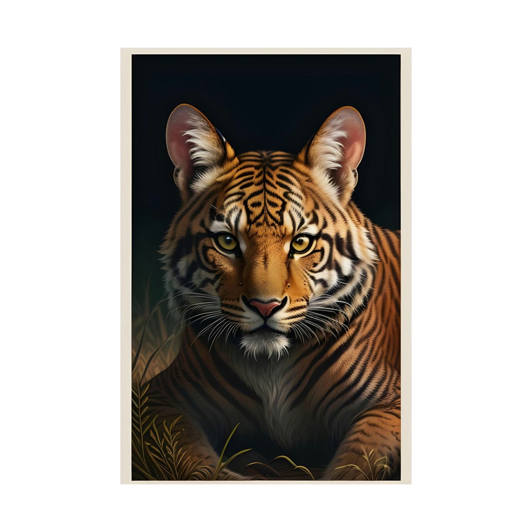 Tiger Wall Poster - Etsy
