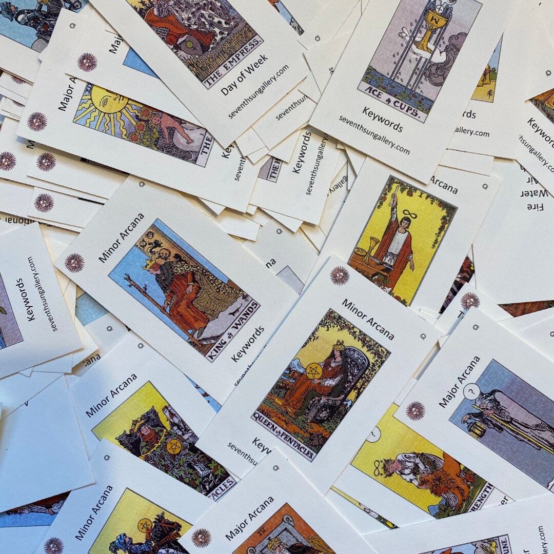 Learn Tarot Flashcards Tarot Deck, Tarot Reading, Tarot Deck With ...