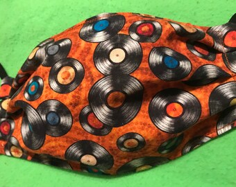 Vinyl Record Face Mask | Etsy