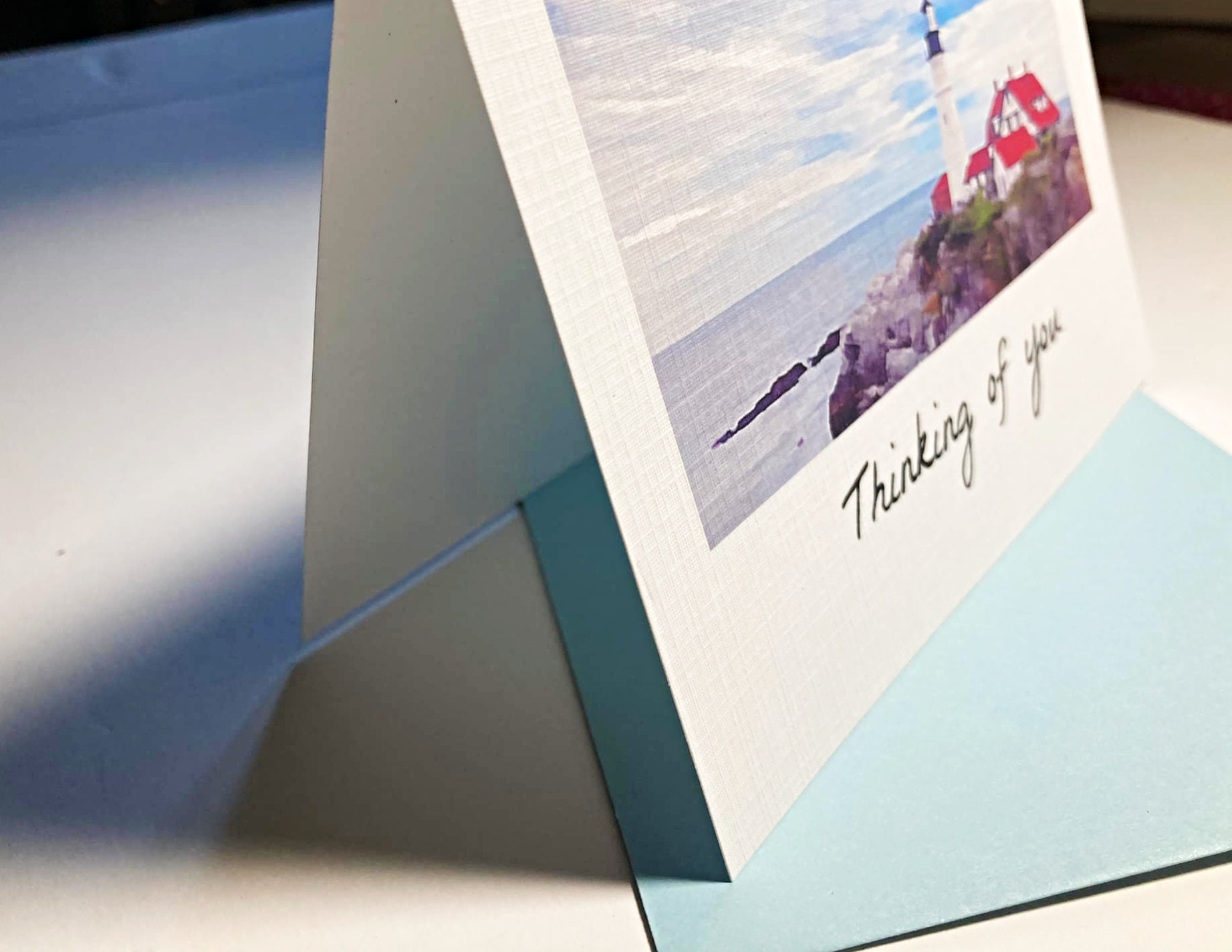 THINKING of You Note Card Set of 10 Handmade Greeting - Etsy