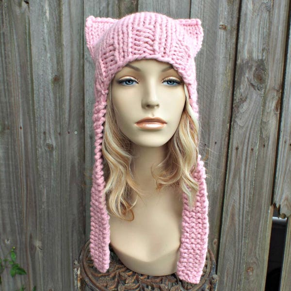 Pink Cat Hat - Etsy