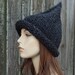 Witch Hat Halloween Hat Wizard Hat Chunky Knit Hat Womens - Etsy