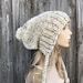 Extra Long Slouchy Hat, Chunky Knit Hat, Womens Hat, Mens Hat, Knit ...