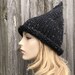 Knit Witch Hat Witch Beanie Halloween Hat Wizard Hat - Etsy