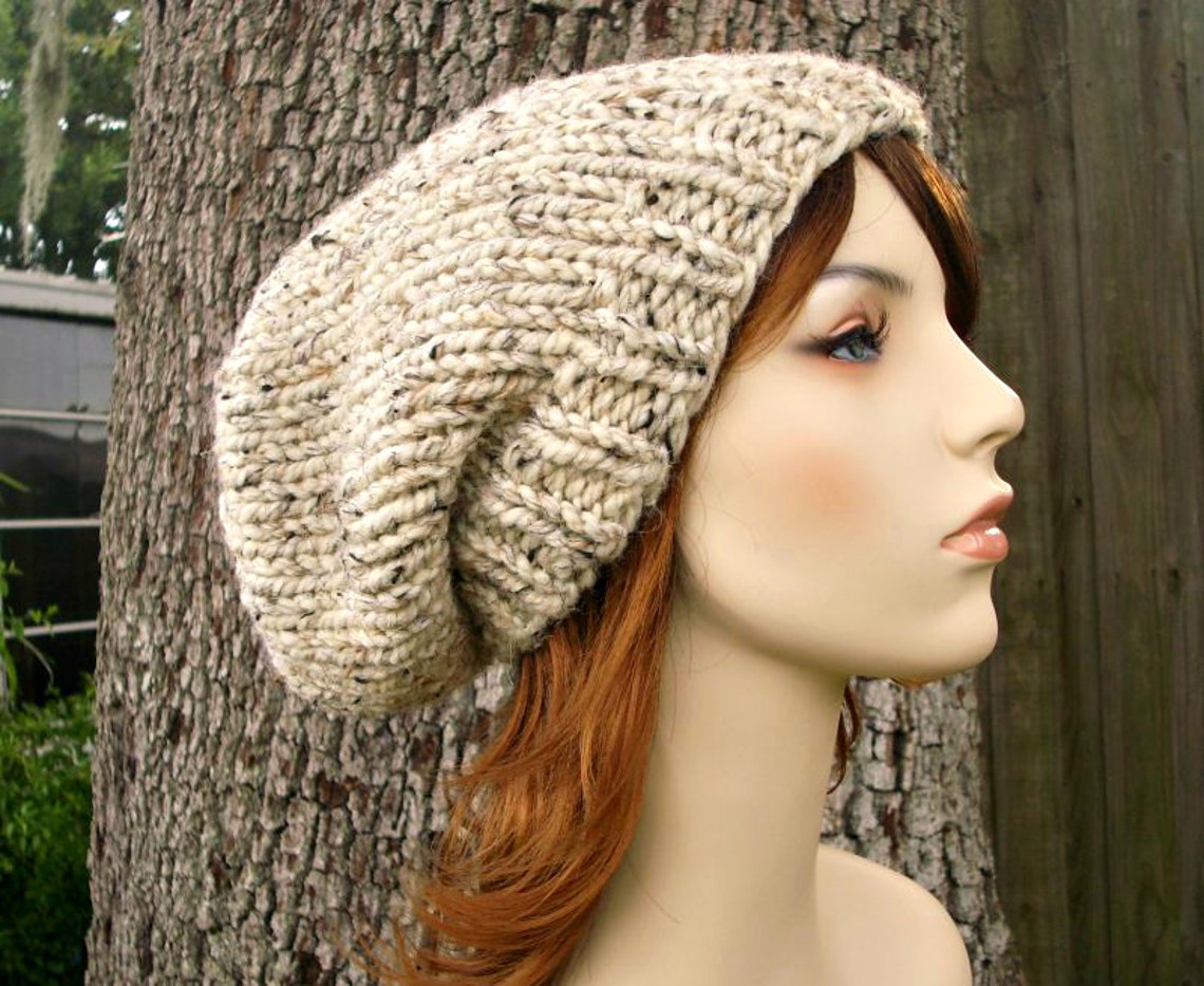 Chunky Knit Hat Pattern Easy Knitting Pattern Knit Beanie | Etsy