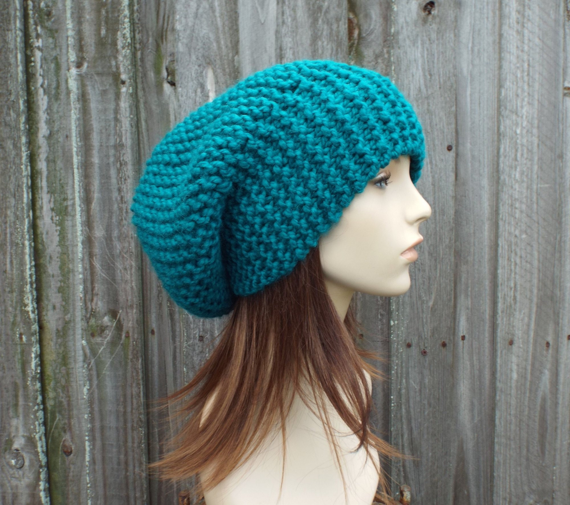 Slouchy Winter Hats, Chunky Knit Hat, Womens Hats, Mens Hats, Knit ...