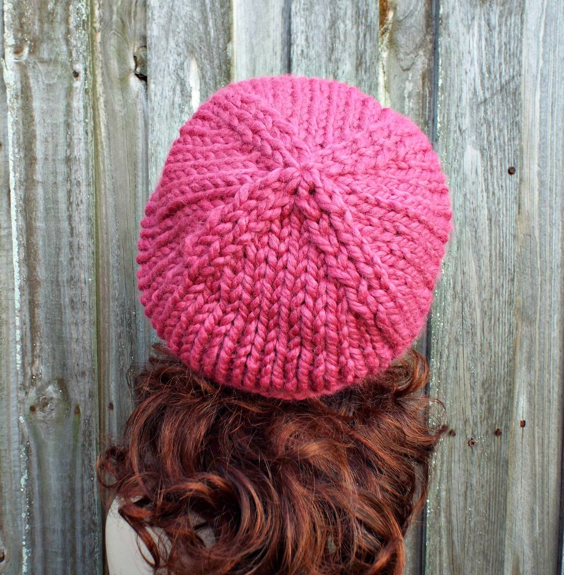 Chunky Knit Hat Pattern Easy Knitting Pattern Knit Beanie | Etsy