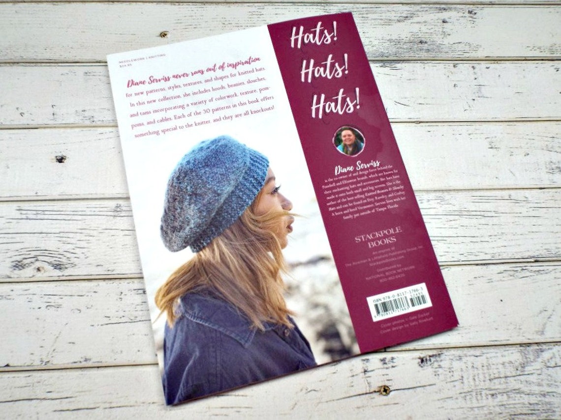Autographed Knitting Pattern Book - Knockout Knit Hats and Hoods 30 ...