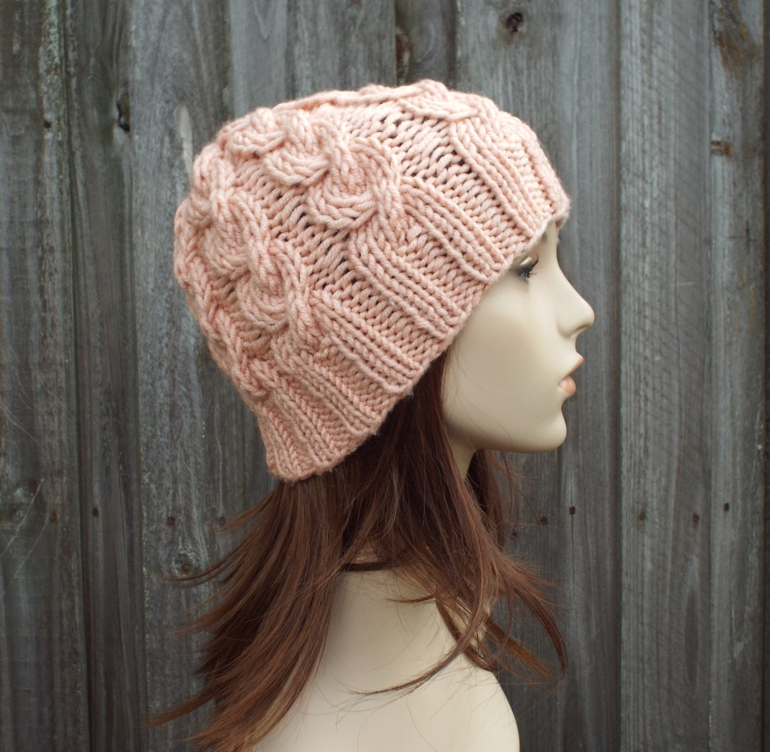 Knitted Hat Pattern Cable Hat Knitting Pattern Knitted - Etsy