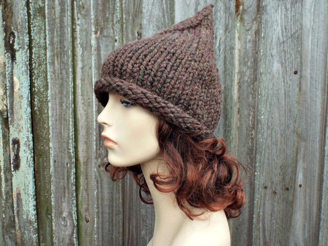 Witch Hat Pattern Knitting Pattern Knitted Hat Pattern Warlock Hat Elf ...