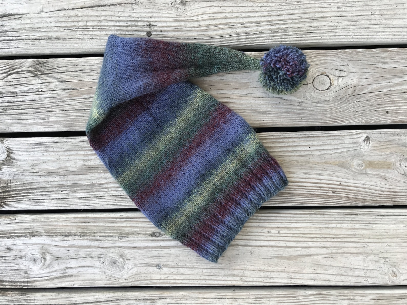 Knit Hat Pattern Stocking Cap Knitting Pattern Womens Hat - Etsy