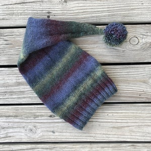 Knit Hat Pattern, Stocking Cap Knitting Pattern, Womens Hat, Mens Hat ...