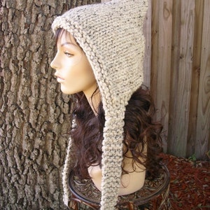 Elf Hat Womens Hat Pixie Hat Knit Hat Womens Winter Hat Pixie - Etsy