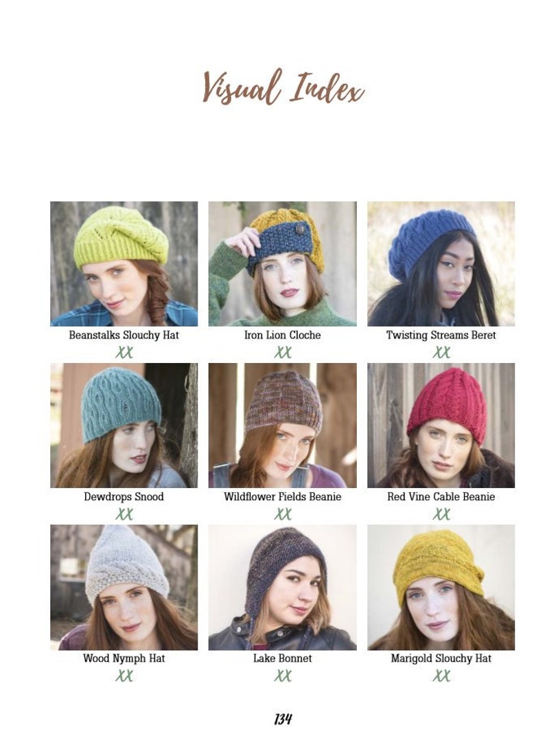 Autographed Knitting Pattern Book - Knockout Knit Hats and Hoods 30 ...