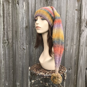 Knit Hat Pattern, Stocking Cap Knitting Pattern, Womens Hat, Mens Hat ...