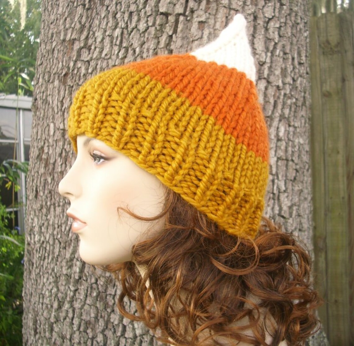 Candy Corn Hat Halloween Hat Halloween Costume Candy Corn | Etsy