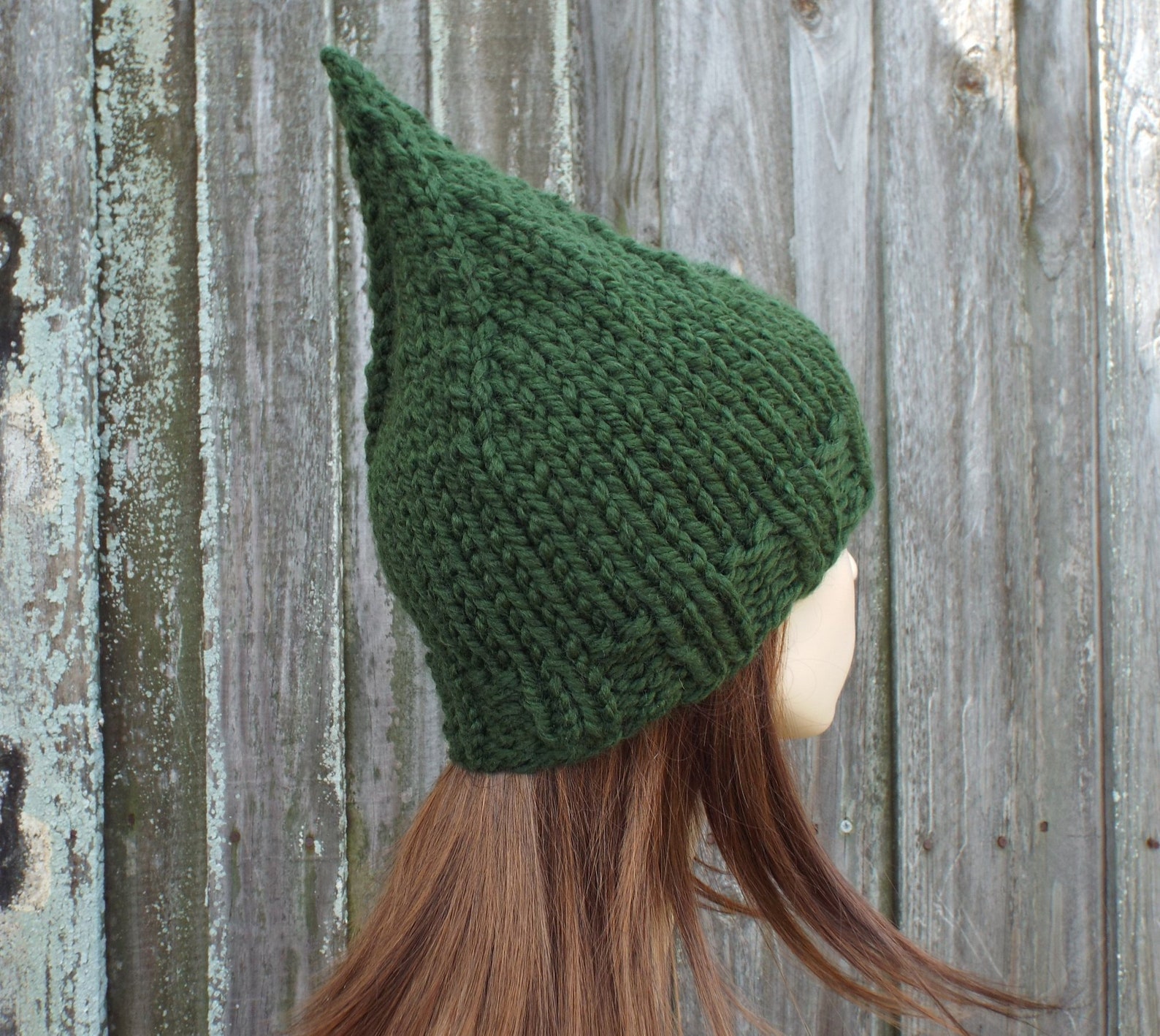 Garden Gnome Hat Elf Hat Christmas Hat Chunky Knit Hat - Etsy