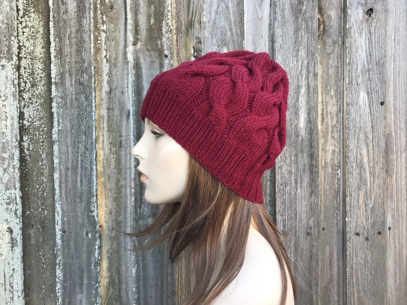 Cable Knit Hat Pattern Cable Hat Pattern Knitting Pattern - Etsy