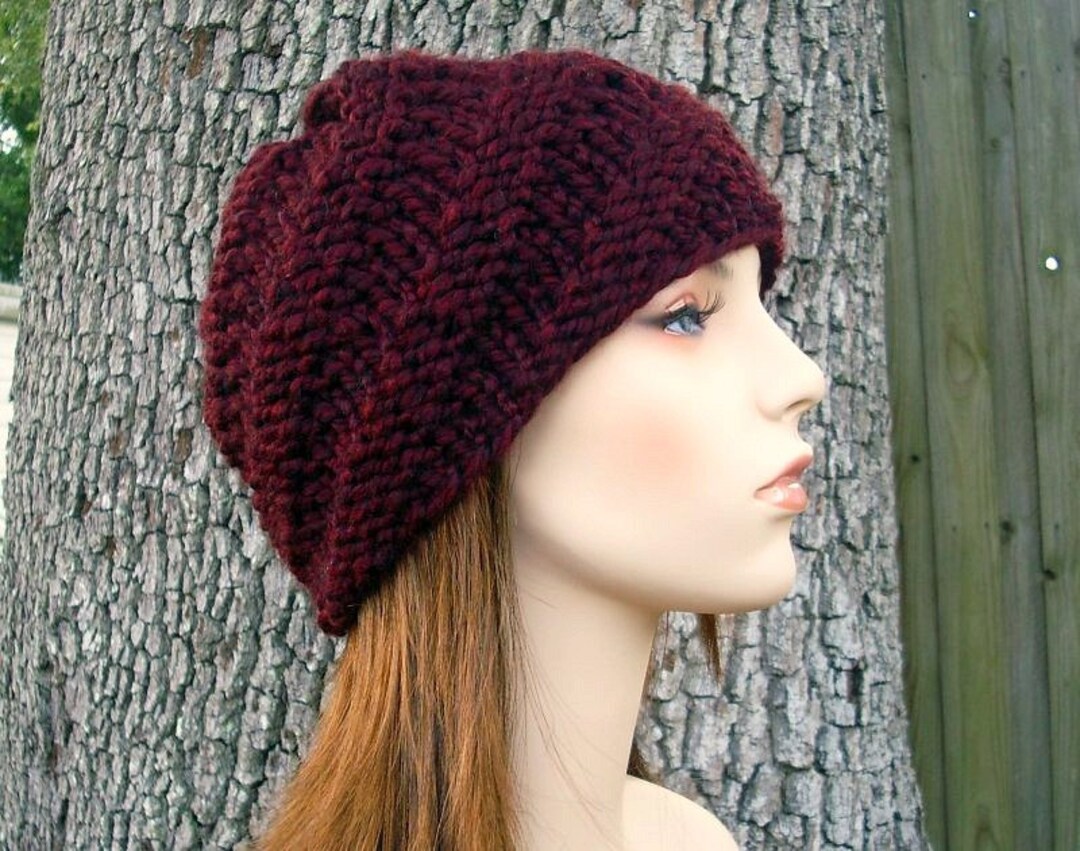 Hand Knit Accessories, Chunky Knit Hat, Womens Hat, Mens Hat, Winter ...