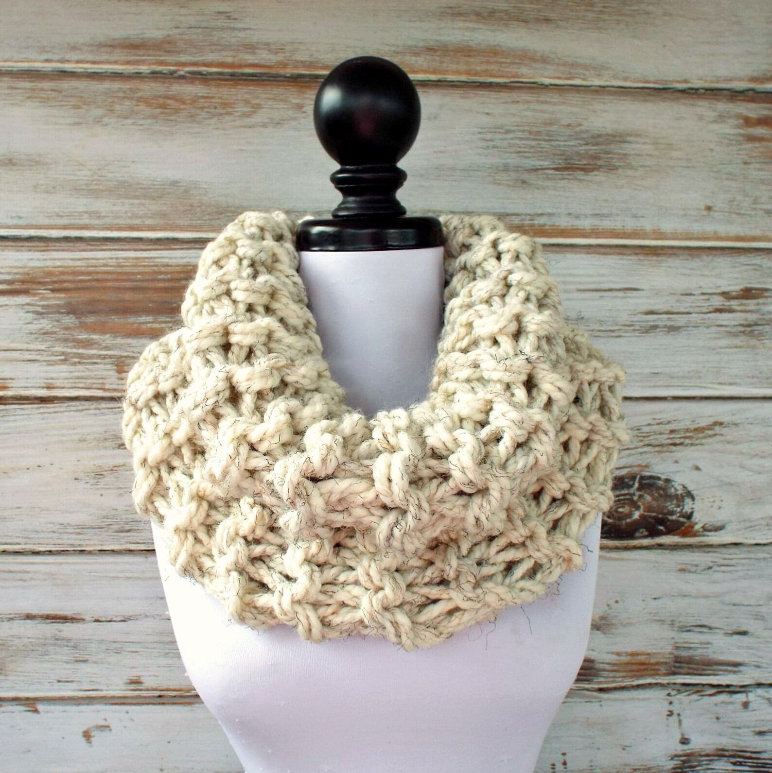 Womens Oversized Circle Scarf Chunky Scarf Highlands Wheat - Etsy