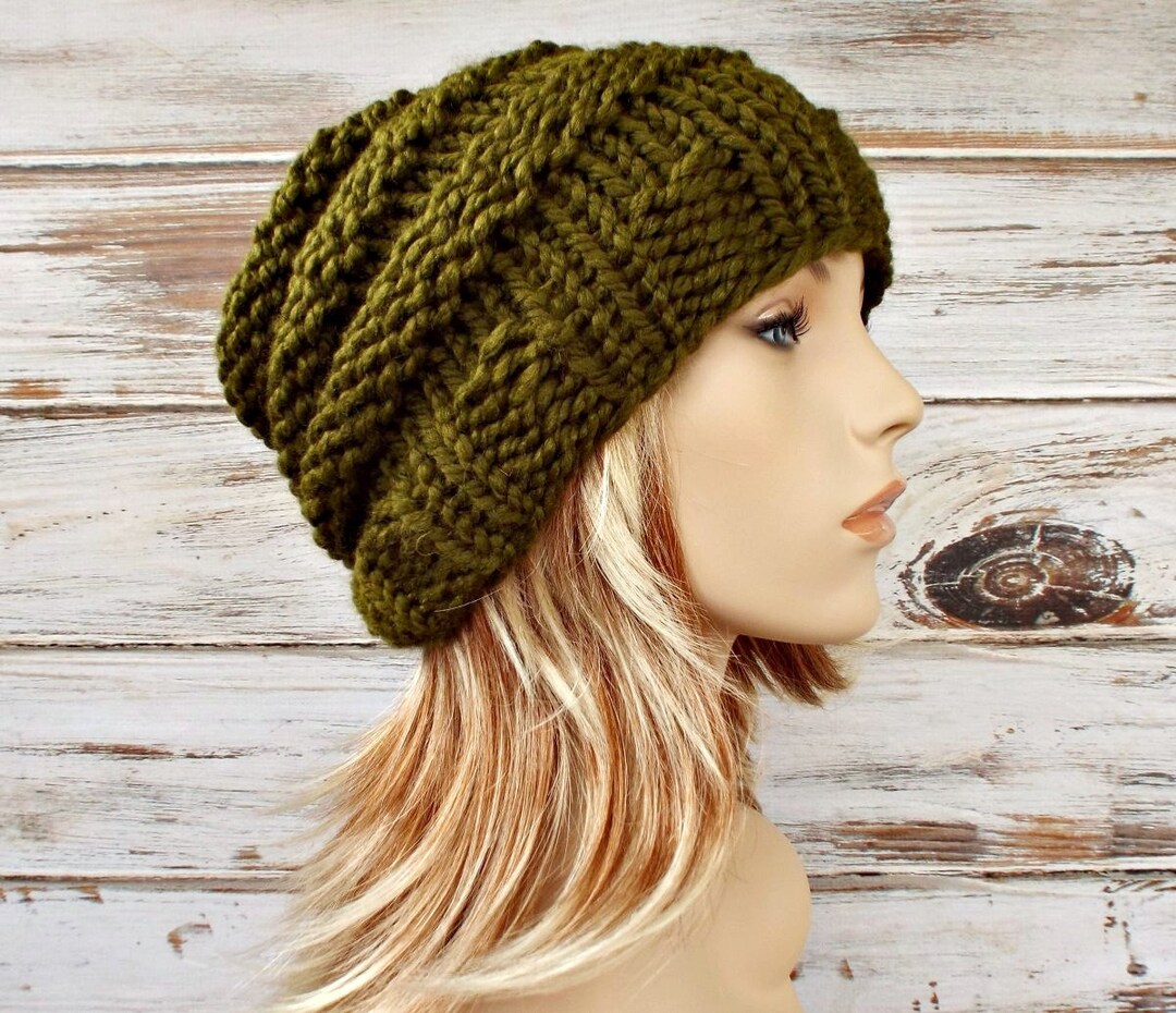 Chunky Knit Hat, Womens Hat, Mens Hat, Winter Hat, Knit Beanie, Knit ...