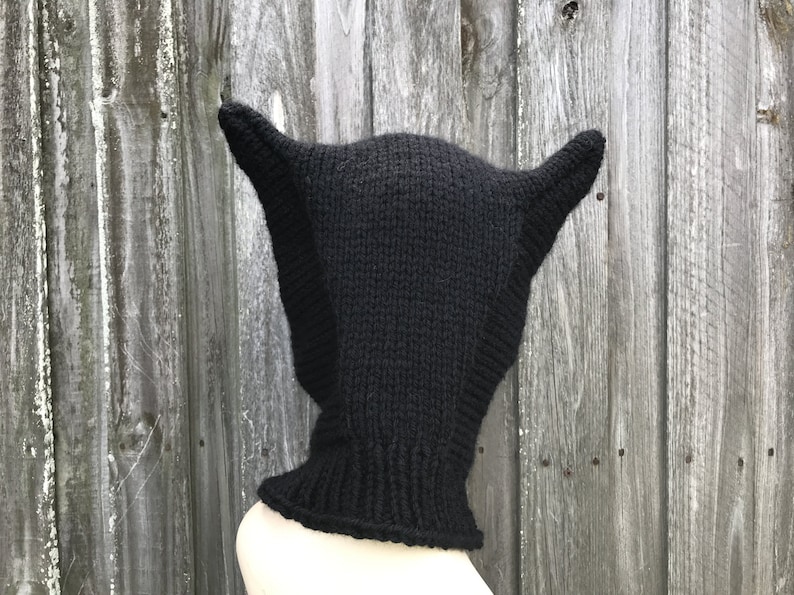 Knit Hat Pattern Cat Balaclava Pattern Knit Cat Hat Pattern | Etsy