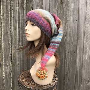 Knit Hat Pattern, Stocking Cap Knitting Pattern, Womens Hat, Mens Hat ...