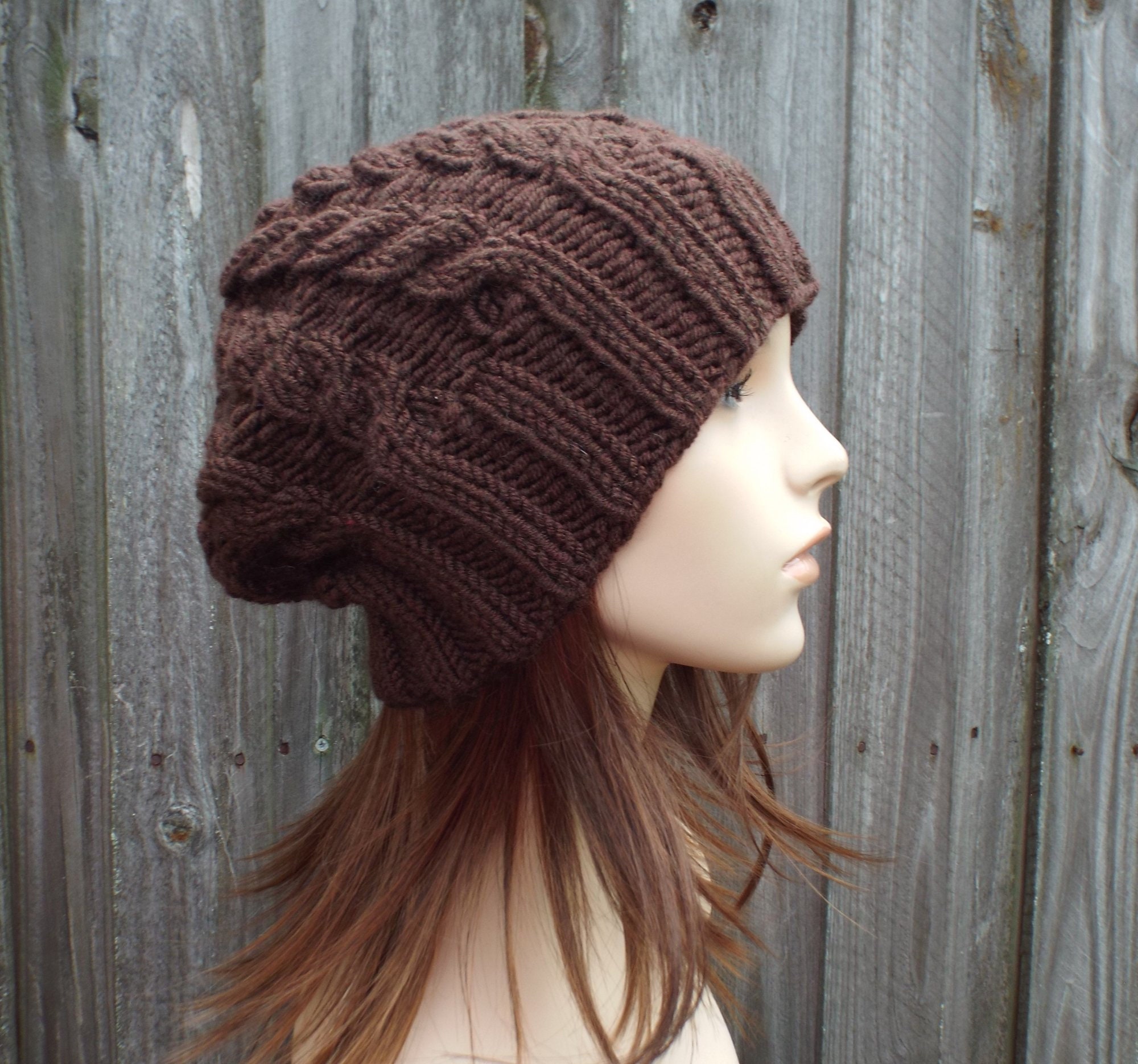 Knitted Hat Pattern Hat Knitting Pattern Knit Beanie Knit | Etsy