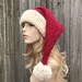 Sparkle Santa Hat, Santa Claus Hat, Christmas Hat, Knit Santa Hat ...