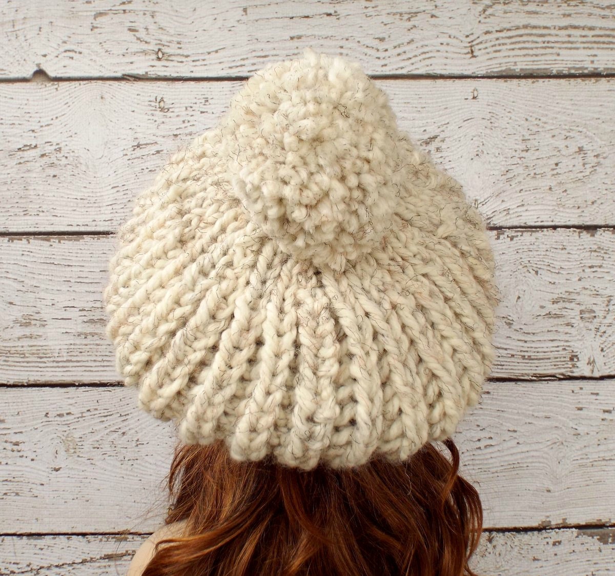 Chunky Knit Hat Pattern Hat Knitting Pattern Knit Beanie | Etsy