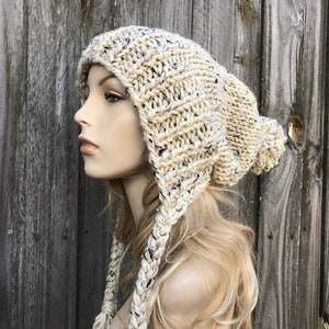 Extra Long Slouchy Hat, Chunky Knit Hat, Womens Hat, Mens Hat, Knit ...