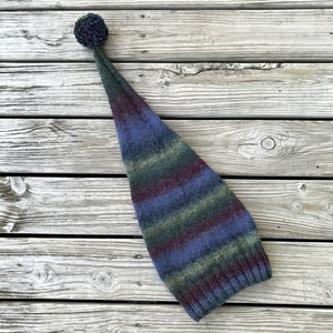 Knit Hat Pattern, Stocking Cap Knitting Pattern, Womens Hat, Mens Hat ...