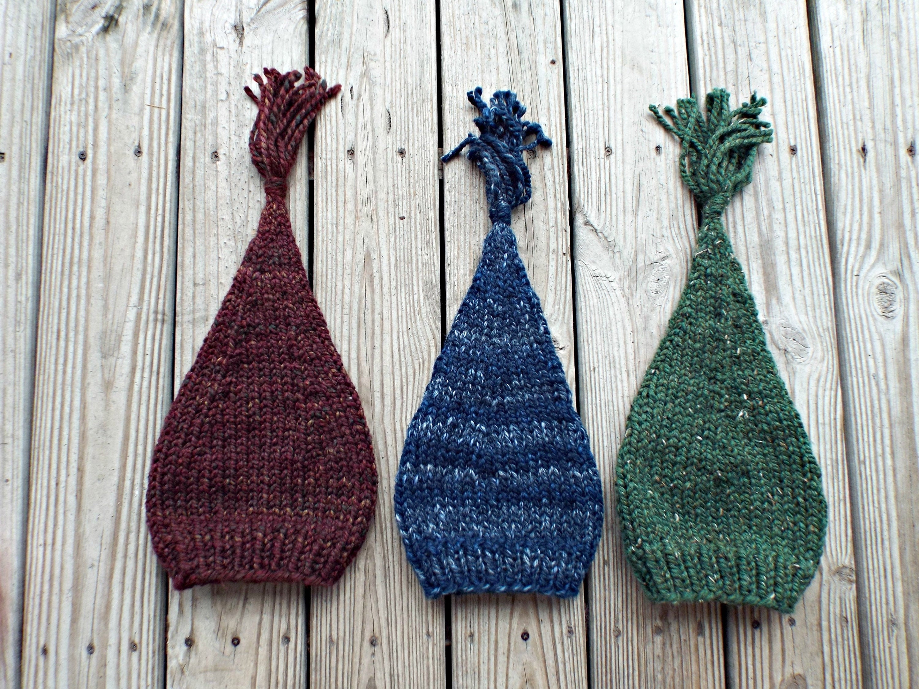 Elf Hat Pattern Knitting Pattern Knitted Hat Pattern Santa Hat | Etsy