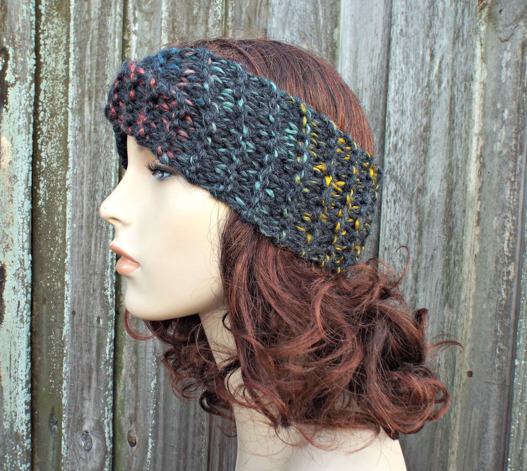 Chunky Knit Earwarmers, Knit Head Band, Knit Ear Warmers, Womens ...