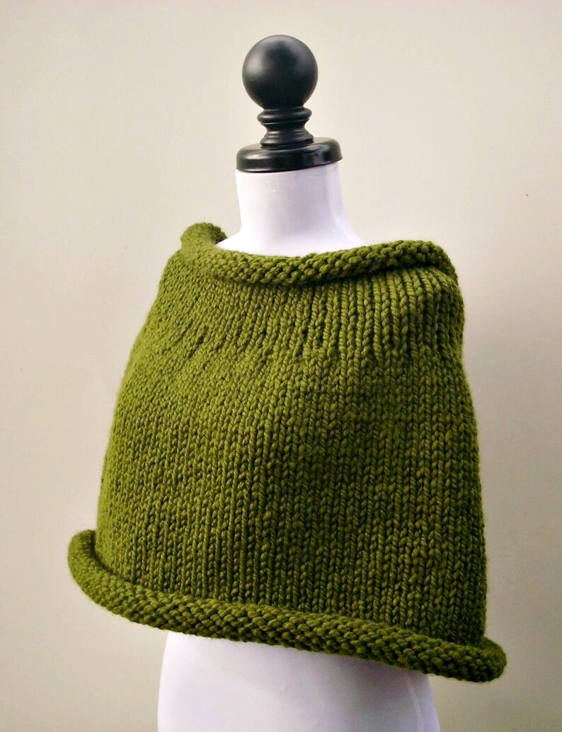 Instant Download Knitting PATTERN PDF - Knit Capelet Pattern - Simone ...