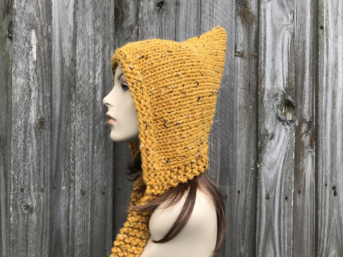 Chunky Knit Hat Womens Hat Mens Hat Winter Hat Adult Pixie - Etsy