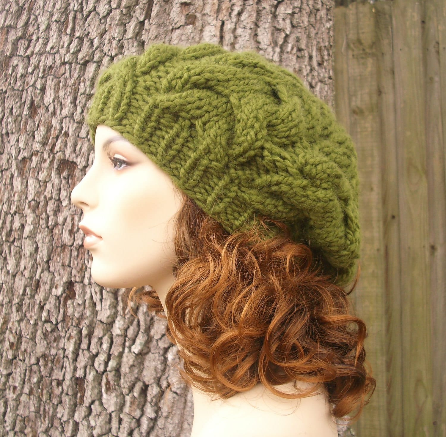 Cable Knit Hat, Easy Knitting Patterns for Hats, Knitted Hat Pattern ...