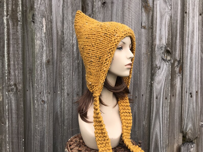 Chunky Knit Hat Womens Hat Mens Hat Winter Hat Adult Pixie - Etsy