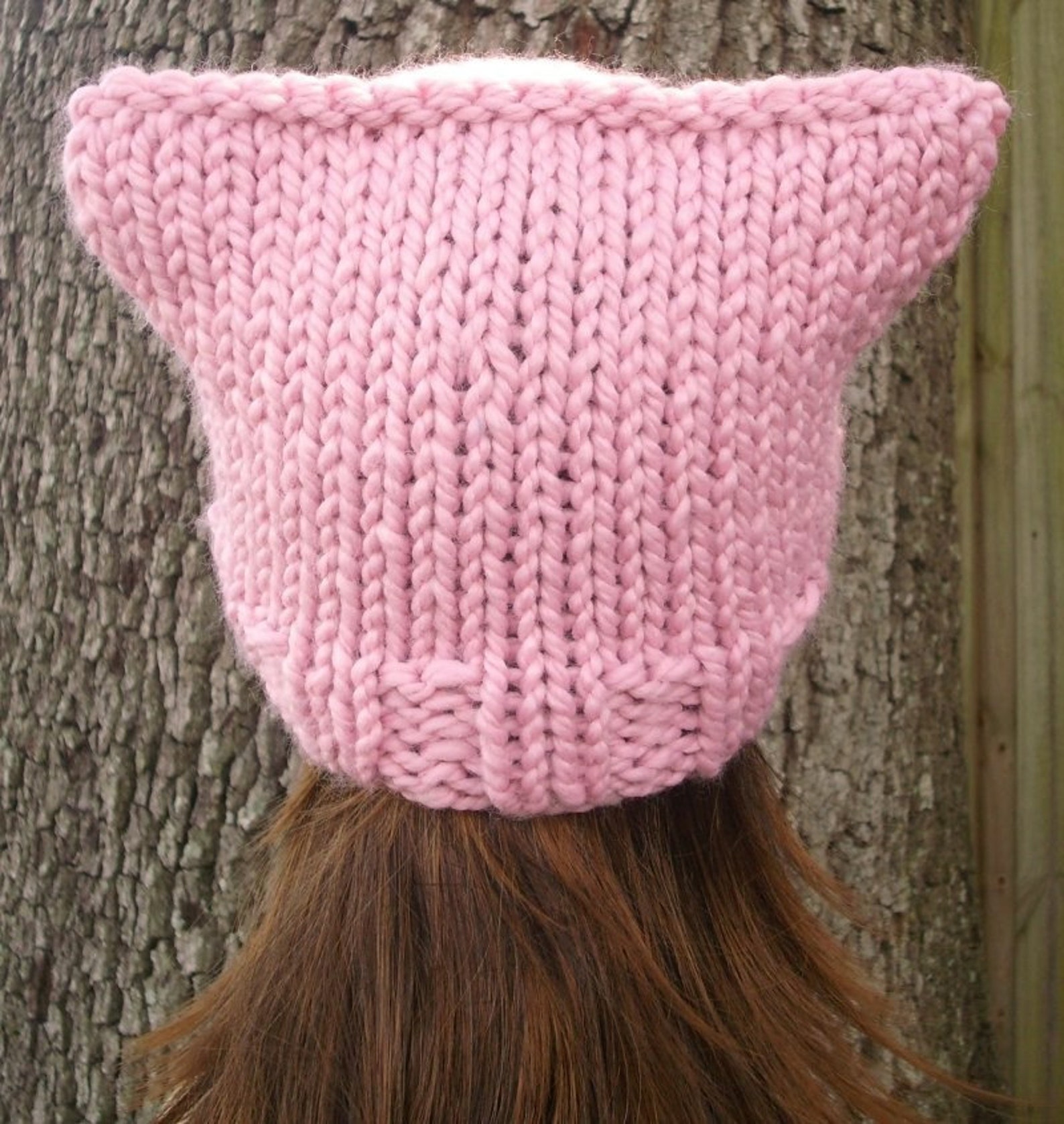 Pink Pussyhat, Pink Pussy Hat, Pink Cat Hat, Pink Cat Beanie, Cat Ear ...